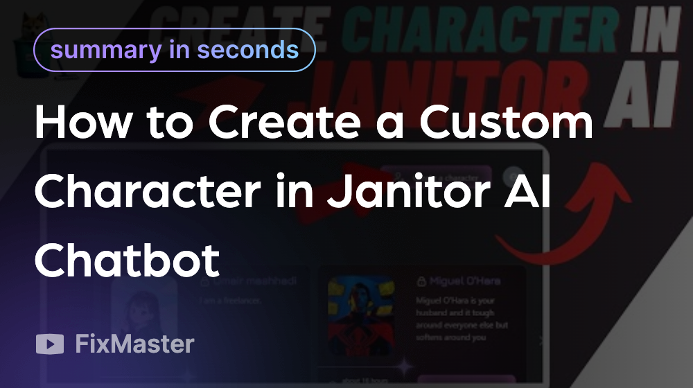 How to Create a Custom Character in Janitor AI Chatbot - Linfo.ai