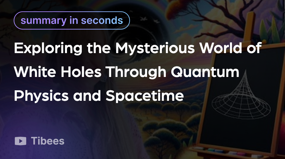 Exploring the Mysterious World of White Holes Through Quantum Physics ...